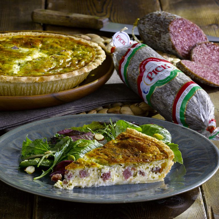 Quiche With Pick Salami – Brandt Meats