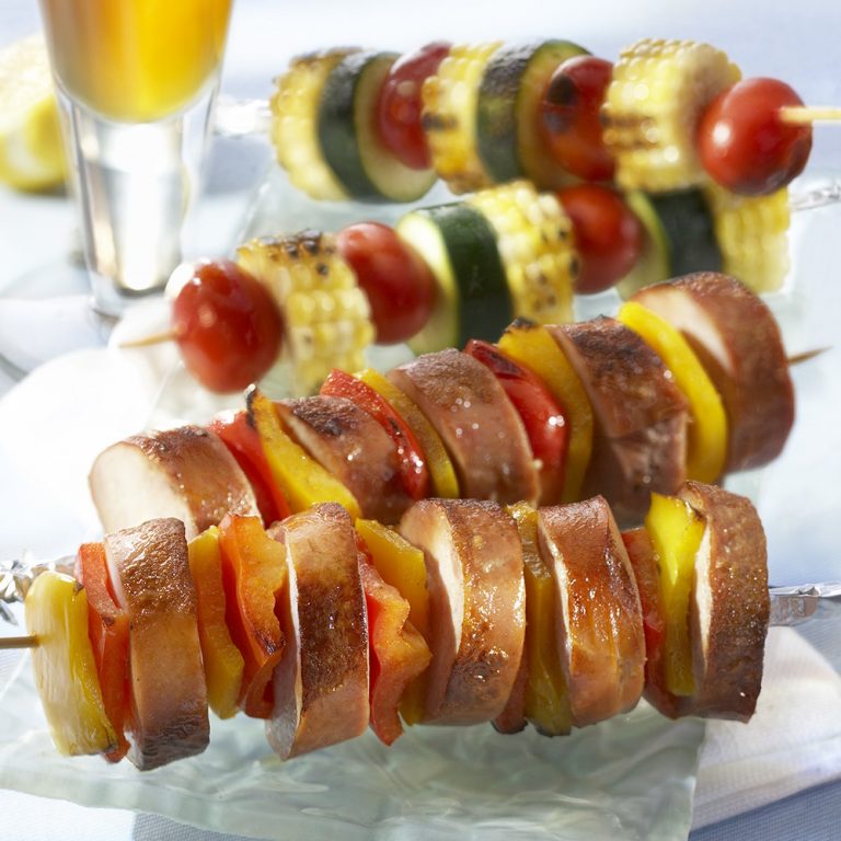 Kolbassa Coil Deluxe Kebabs – Brandt Meats