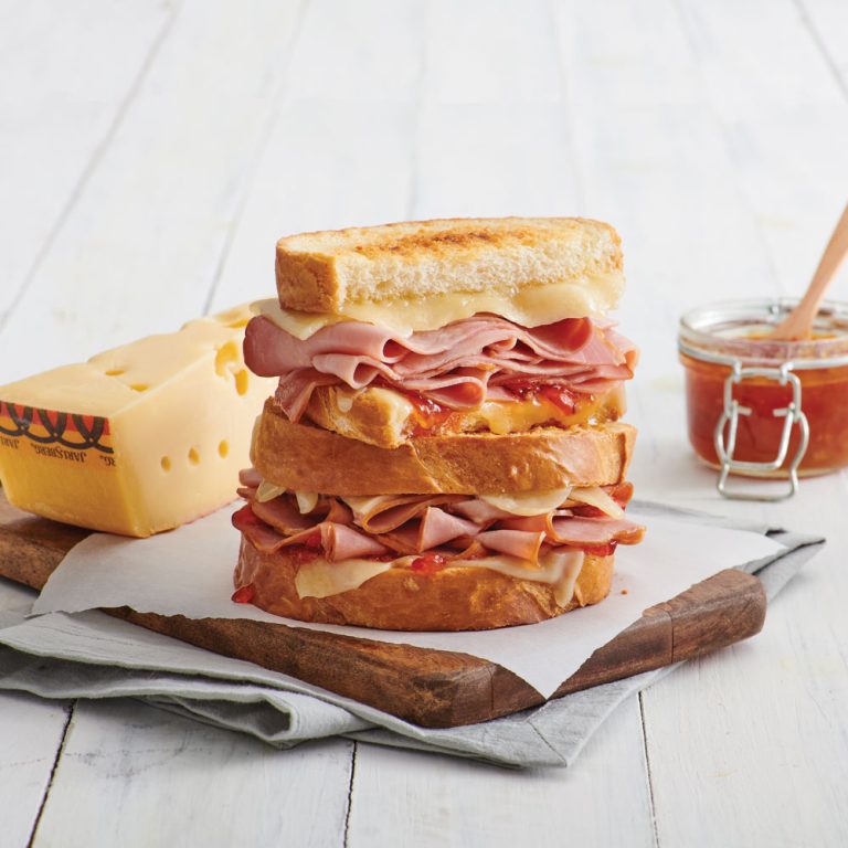 Sweet and Spicy Jarlsberg Toastie – Brandt Meats